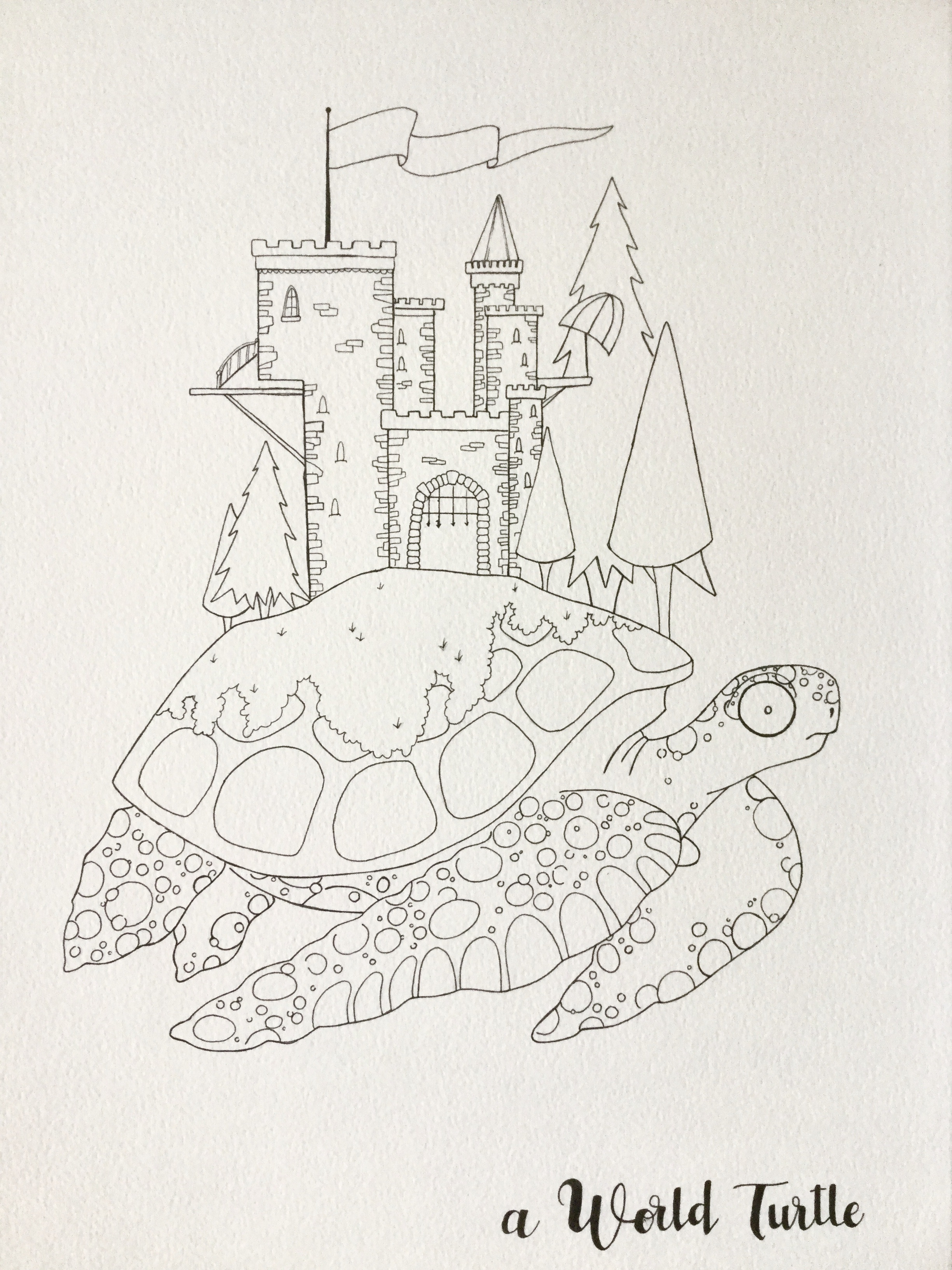 A World Turtle – ArtyMissK